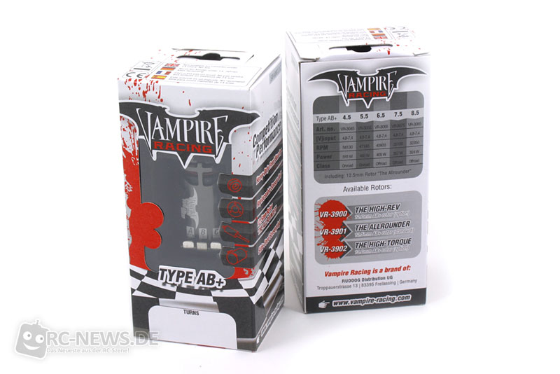 Vampire Racing TYPE AB+ Brushless-Motoren
